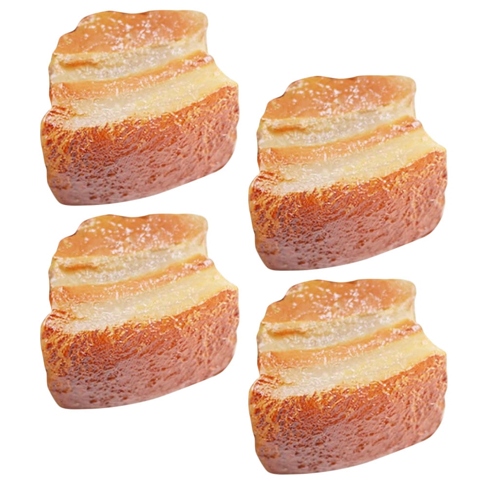 4 Pcs Fake Food Pretend Play Bouilli Meat Kitchen Decore Meat Model ...