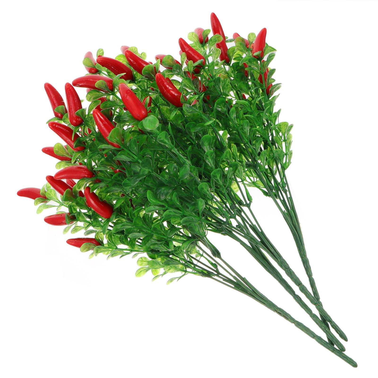 4 Pcs Plastic Simulation Chili Bouquet Artificial Plant Hot - Walmart.com