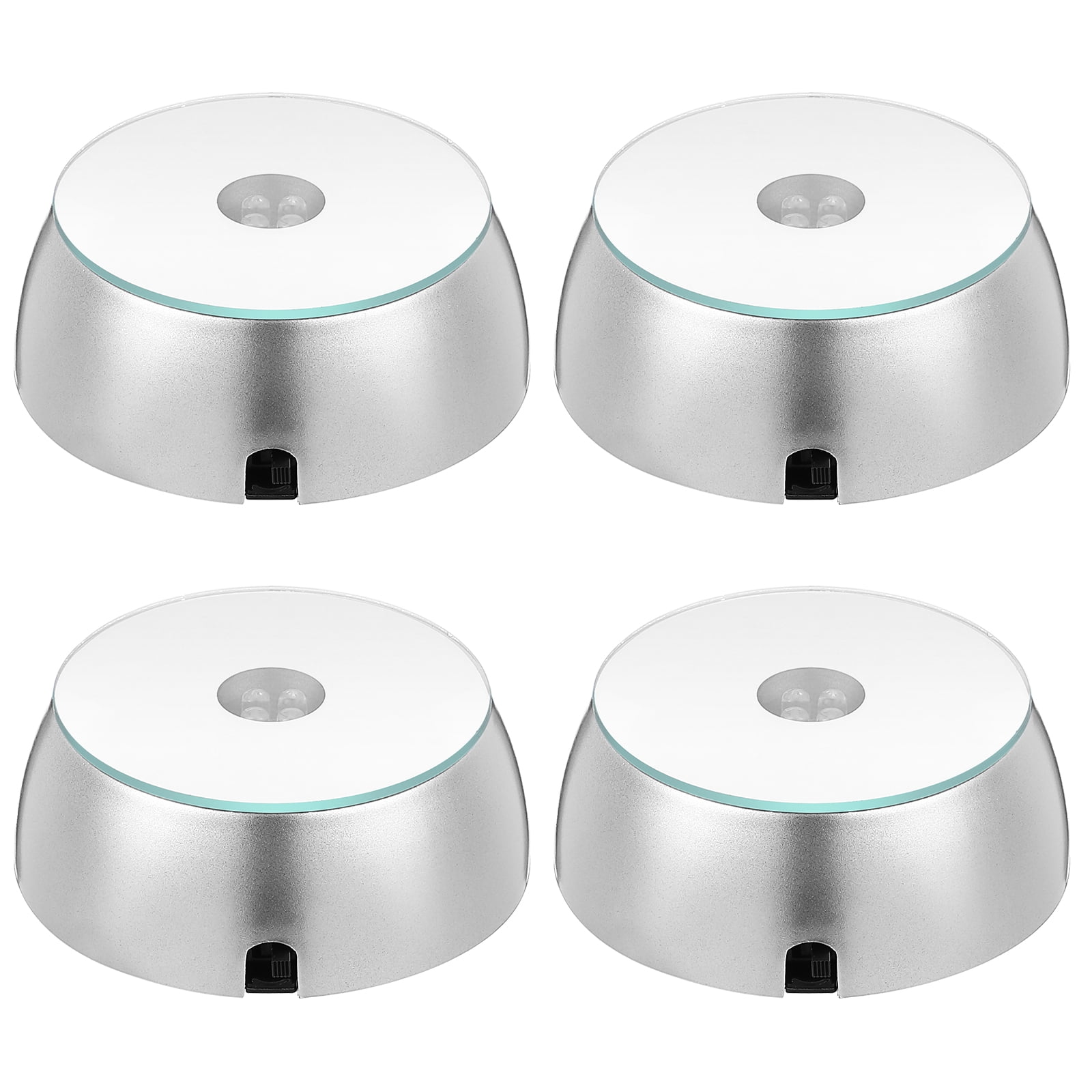 4 Pcs Fashion LED Light Bases Led Display Lamp Bases Show Stands ...