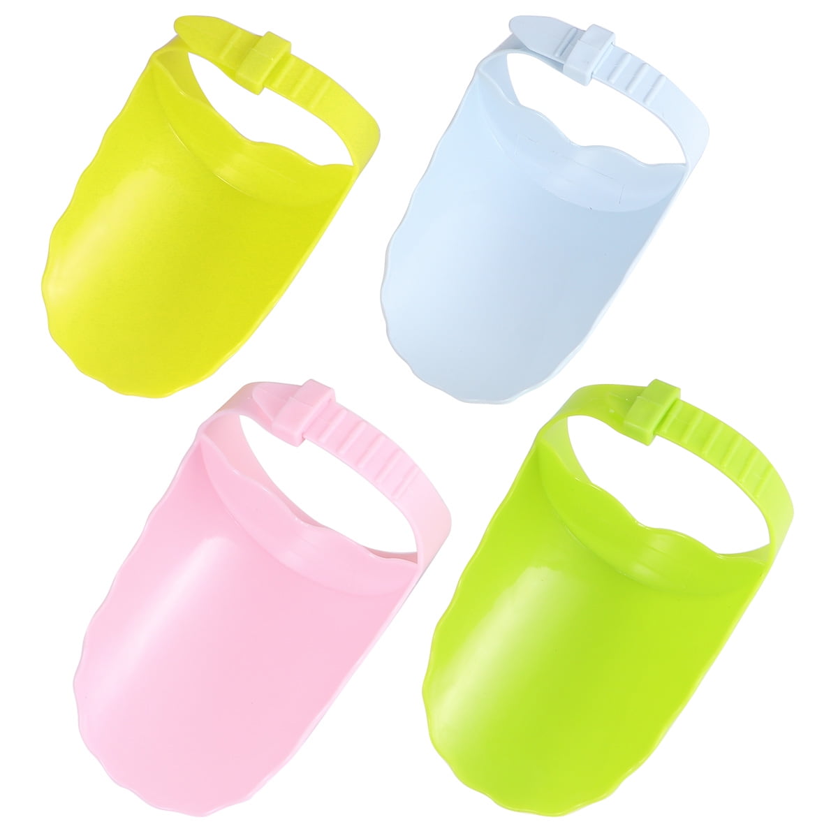 4 Pcs Faucet Extender Adjustable Hand Washing Water Chute Baby Safe Tap ...