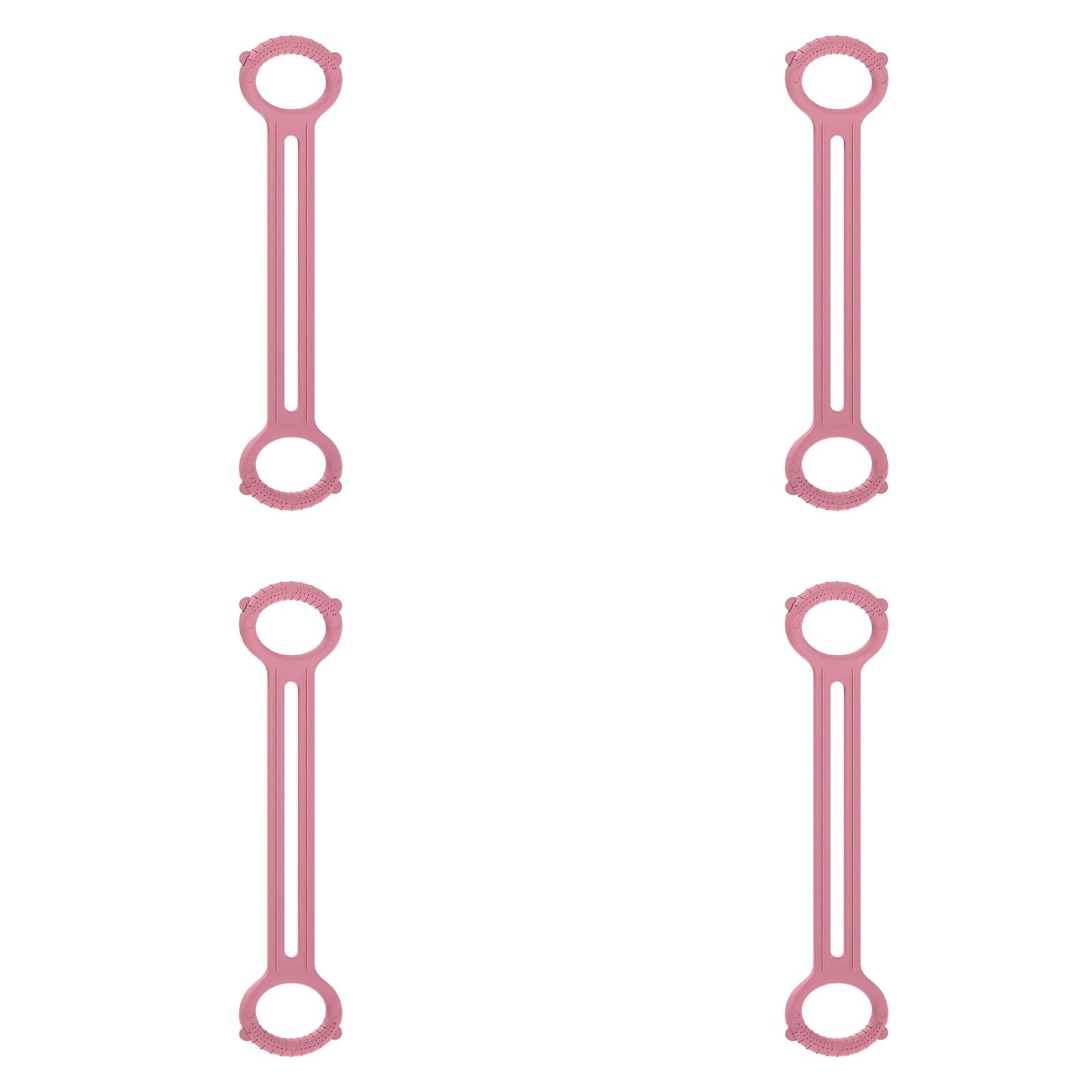 4 Pcs Figure 8 Resistance Band 18.9 Inch, Resistance Bands with Handles ...