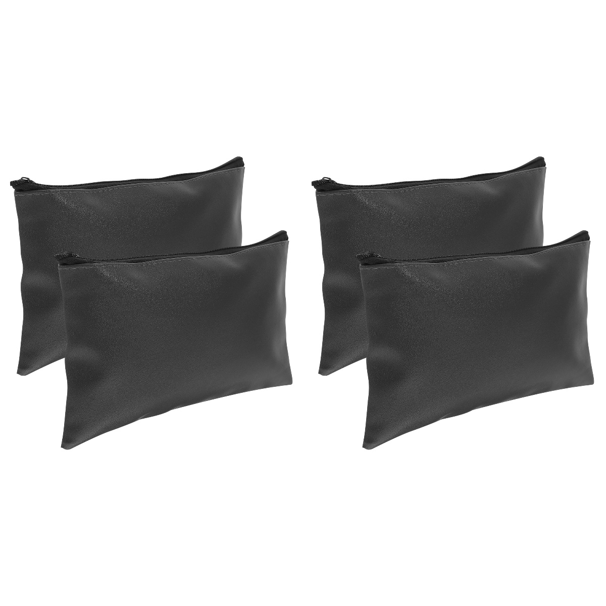 4 Pcs File Safe Pouches Large Capacity File Bags Document Leather ...