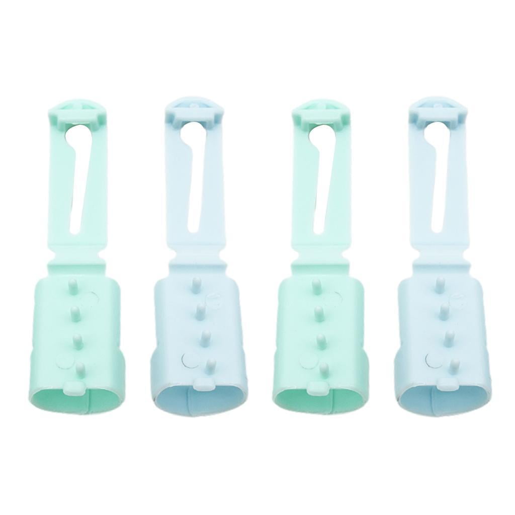 4 Pcs Finger Thimble Yarn Stranding Guide, Finger Holder Knitting ...