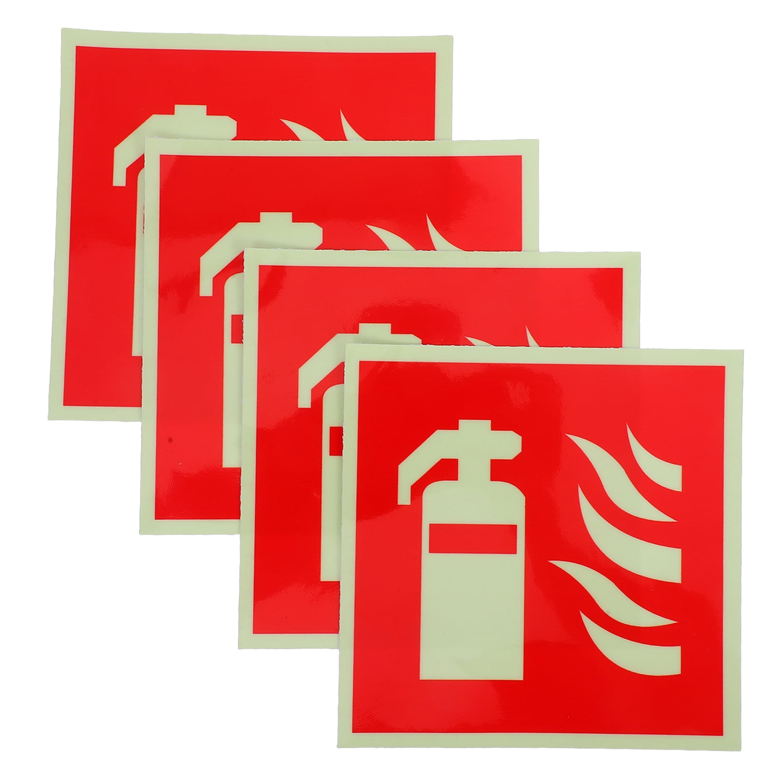 4 Pcs Fire Safety Signs Label Sticker Ground Wire Terminal Marine ...