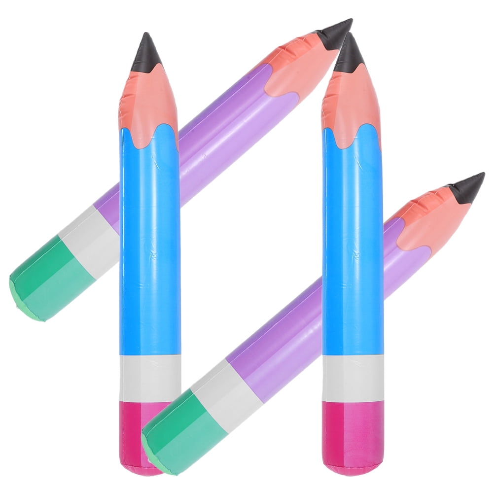 Inflatable Pencil Balloon Decoration for Classroom Tricking Multi Color ...