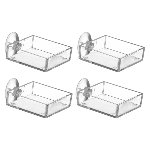 4 Pcs Fish Bowl Aerial Feeding Feeder Aquarium Eating Ornamental ...