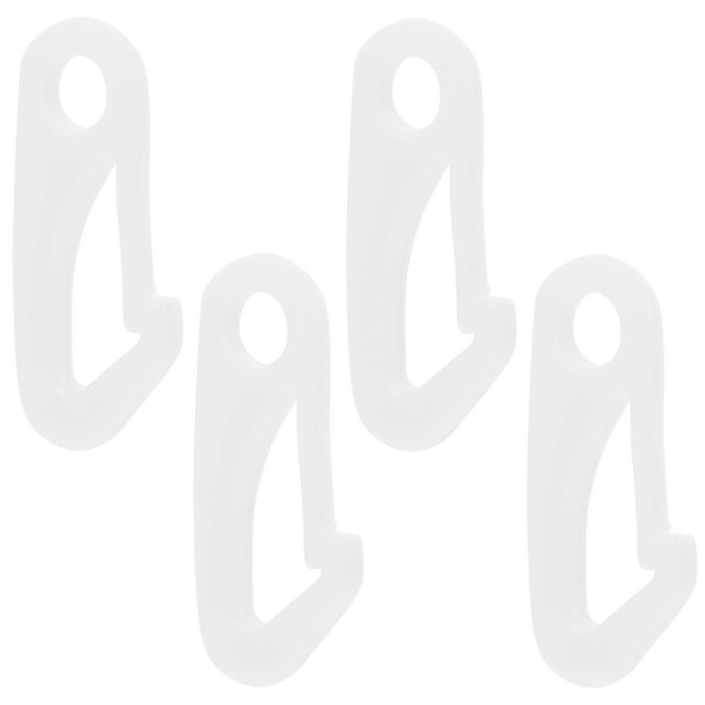 4 Pcs Flag Pole Fixing Supply Flagpole Rope Clips Banner Poles ...