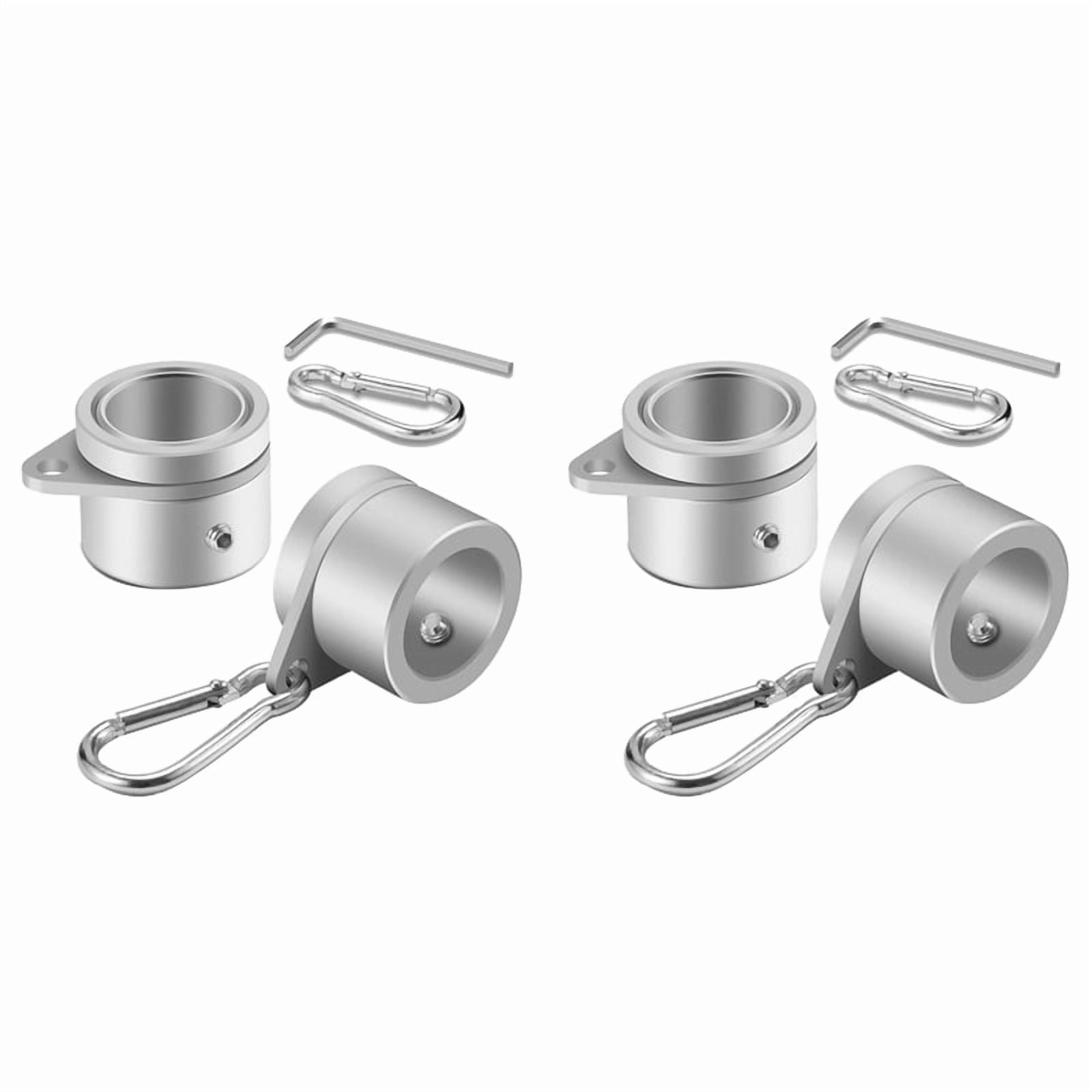 4 Pcs Flag Pole Rings Anti Wrap Flag Pole Clips Swivels 360° Rotating ...