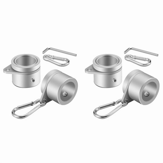 4 Pcs Flag Pole Rings Anti Wrap Flag Pole Clips Swivels 360° Rotating ...