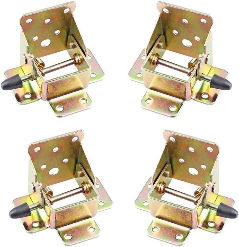 4 Pcs Flip Table Leg, Foldable Support Frame, Self-Locking Hinges ...