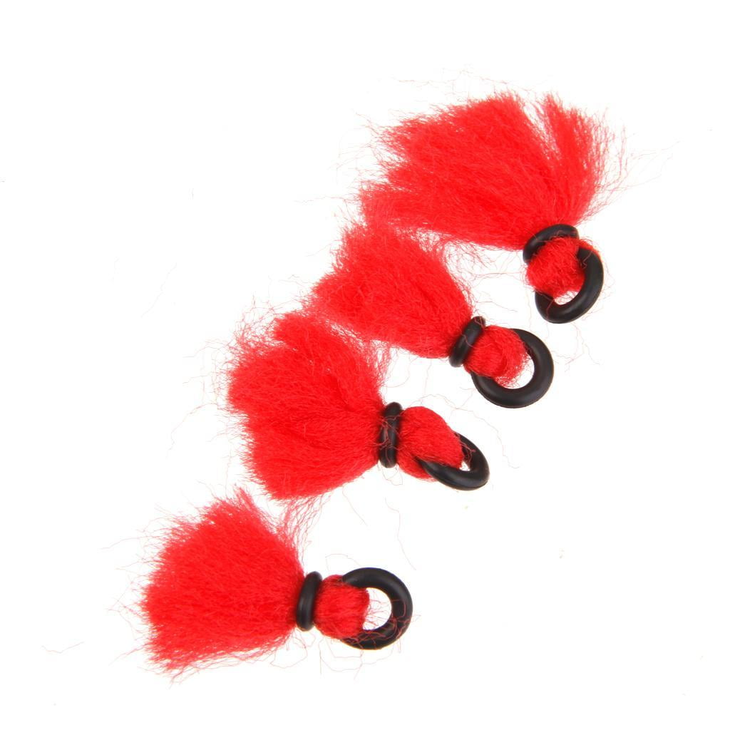 4 Pcs Float Nylon Strike Indicator Fly Fishing Tool Accessories - Red ...
