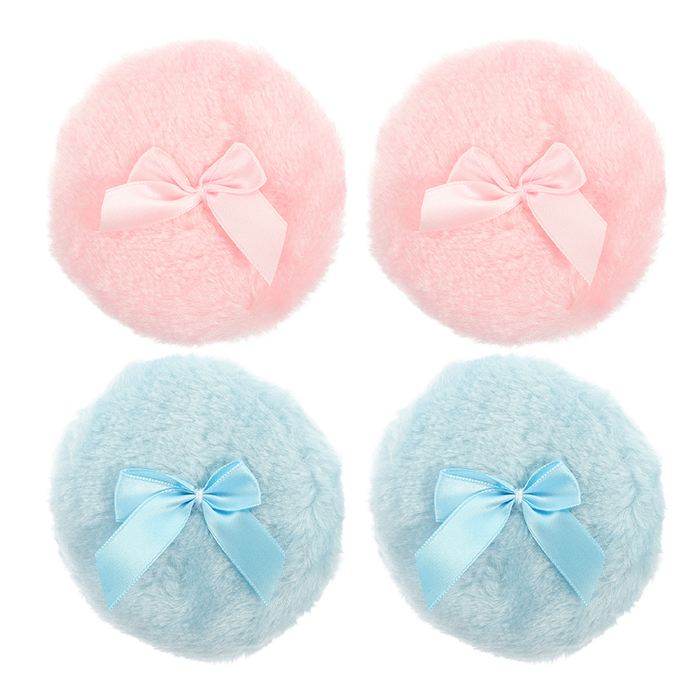 4 Pcs Fluffy Powder Puff Body Powder Puff Large Powder Puff Loose ...