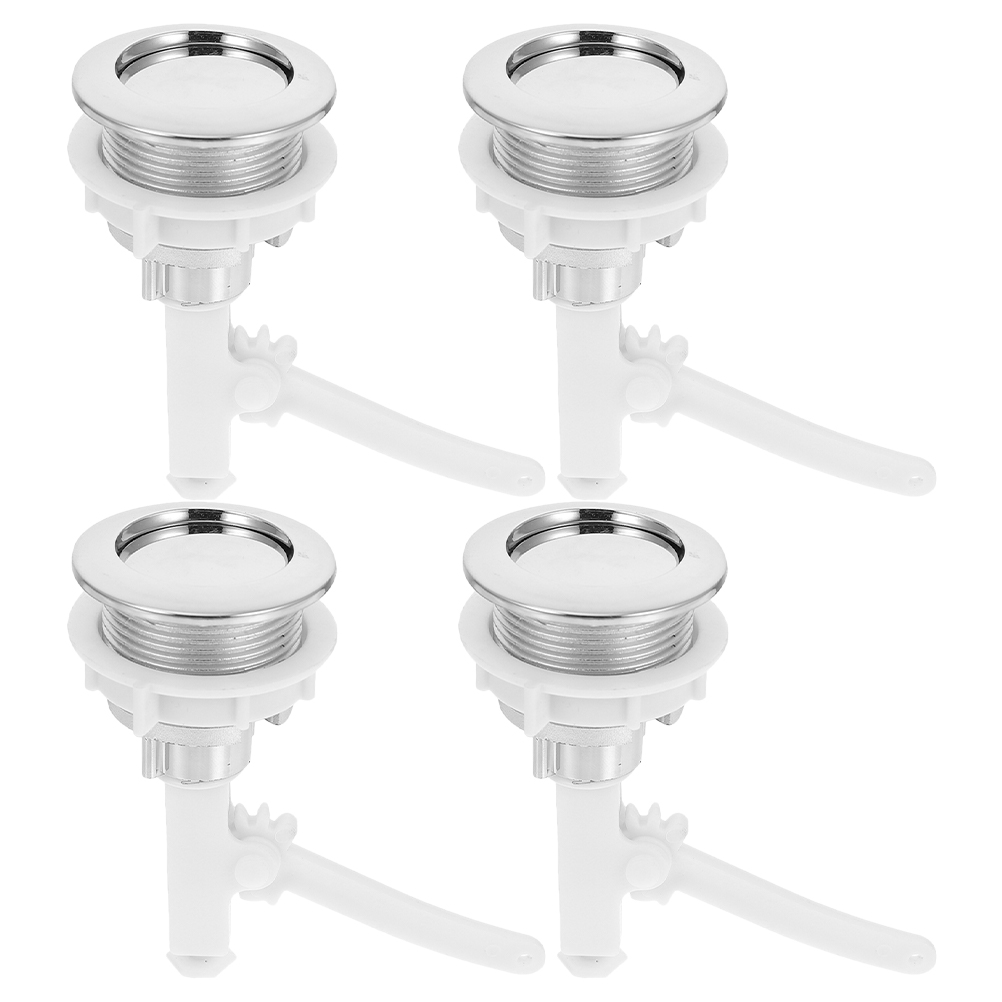 4 Pcs Flush Switch Switch Accessories for Single Push Flushing Button ...