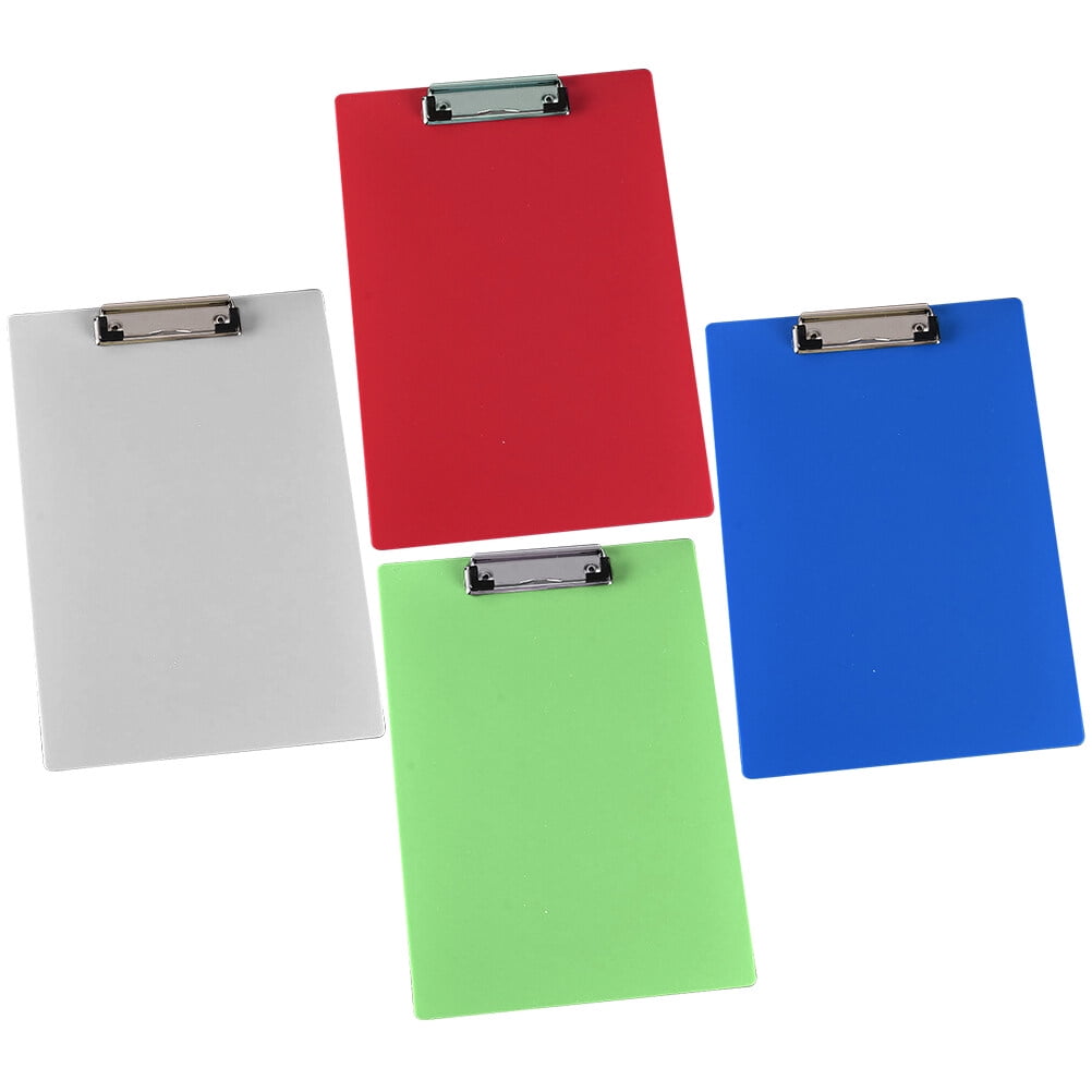 4 Pcs Foldable Clipboard Clipboard Clip Writing Board Office 22.2X15 ...