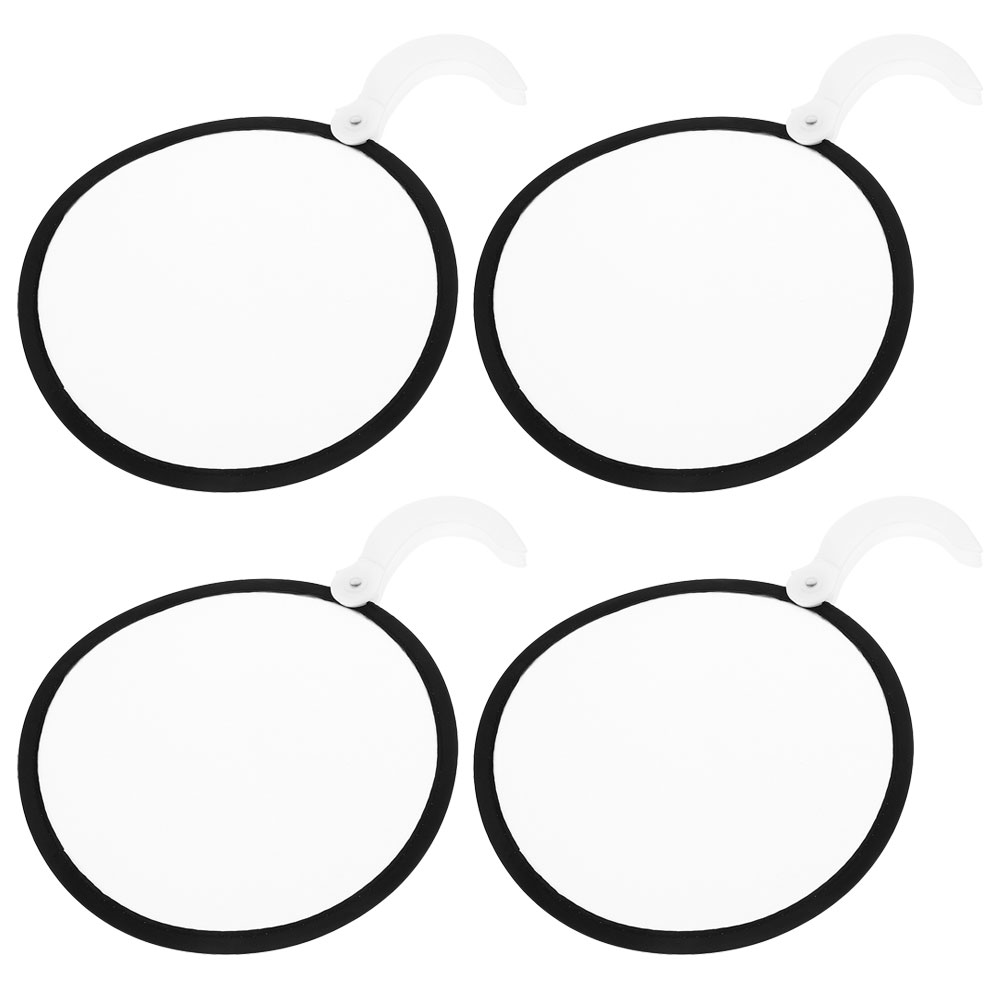 4 Pcs Foldable Dance Fan Traditional Fans Fly for Tables Round Handheld ...