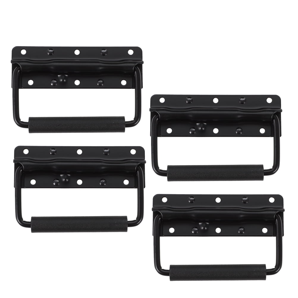 4 Pcs Folding Handle Tool Box Chest Handle Cabinet Lifting Ring Handle ...