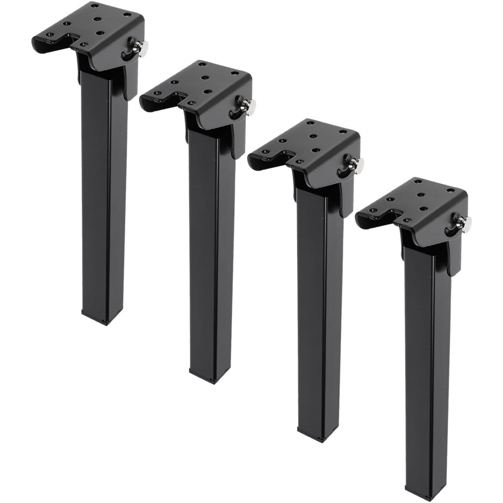 4 Pcs Folding Table Base Legs Heavy Duty Short Desk Laptop Stand ...