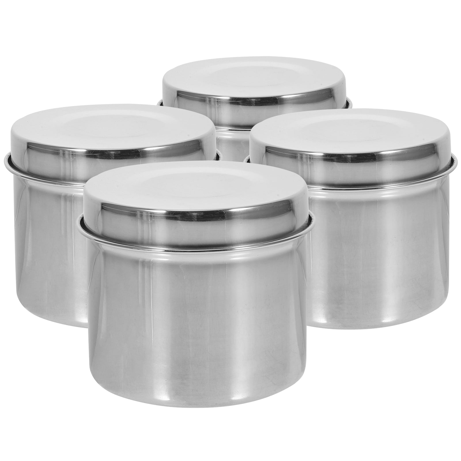 MERRYHAPY 4Set Stainless Containers Airtight Food Storage School ...
