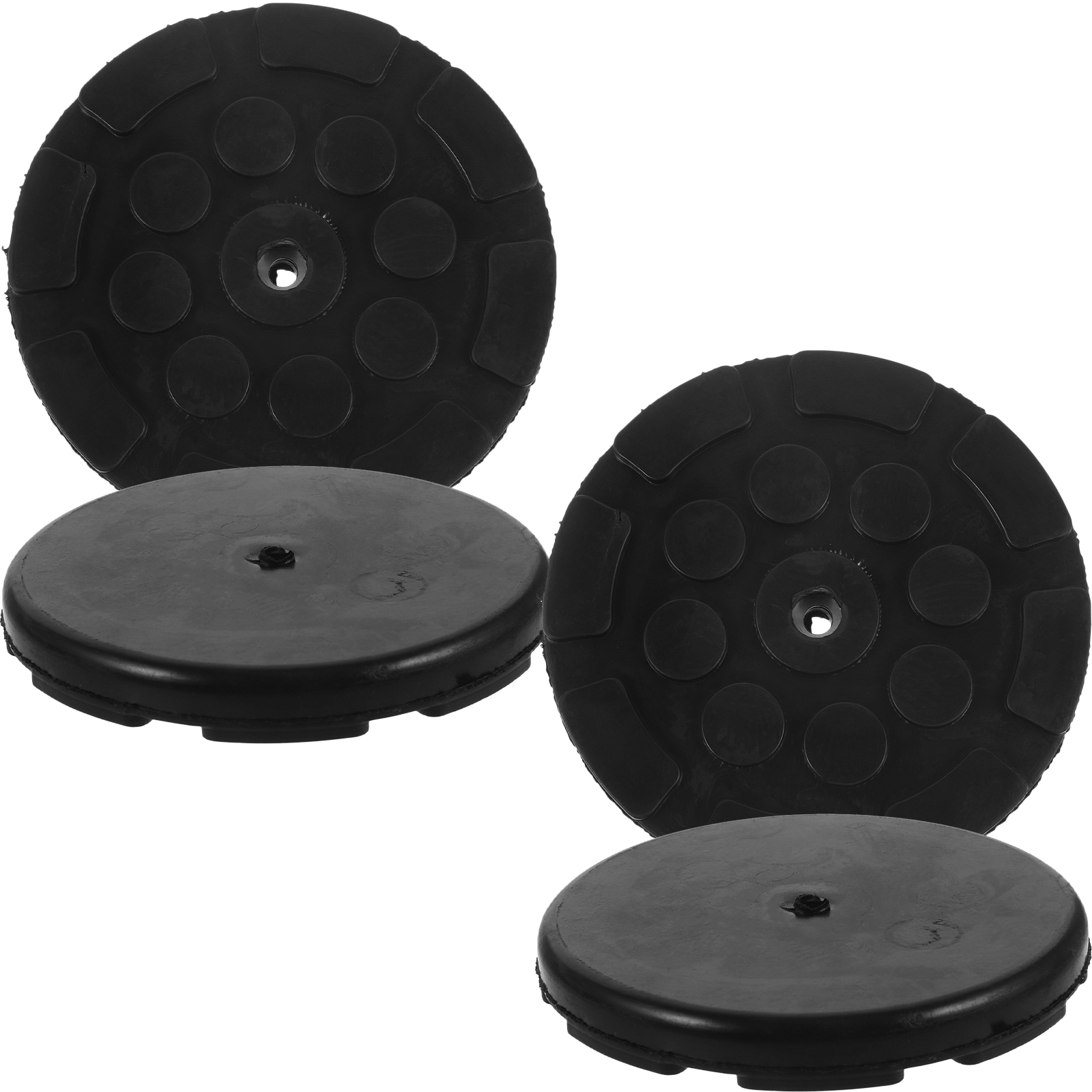 IBASETOY Black Rubber Floor Mat with Anti-Slip Feature for Protection ...