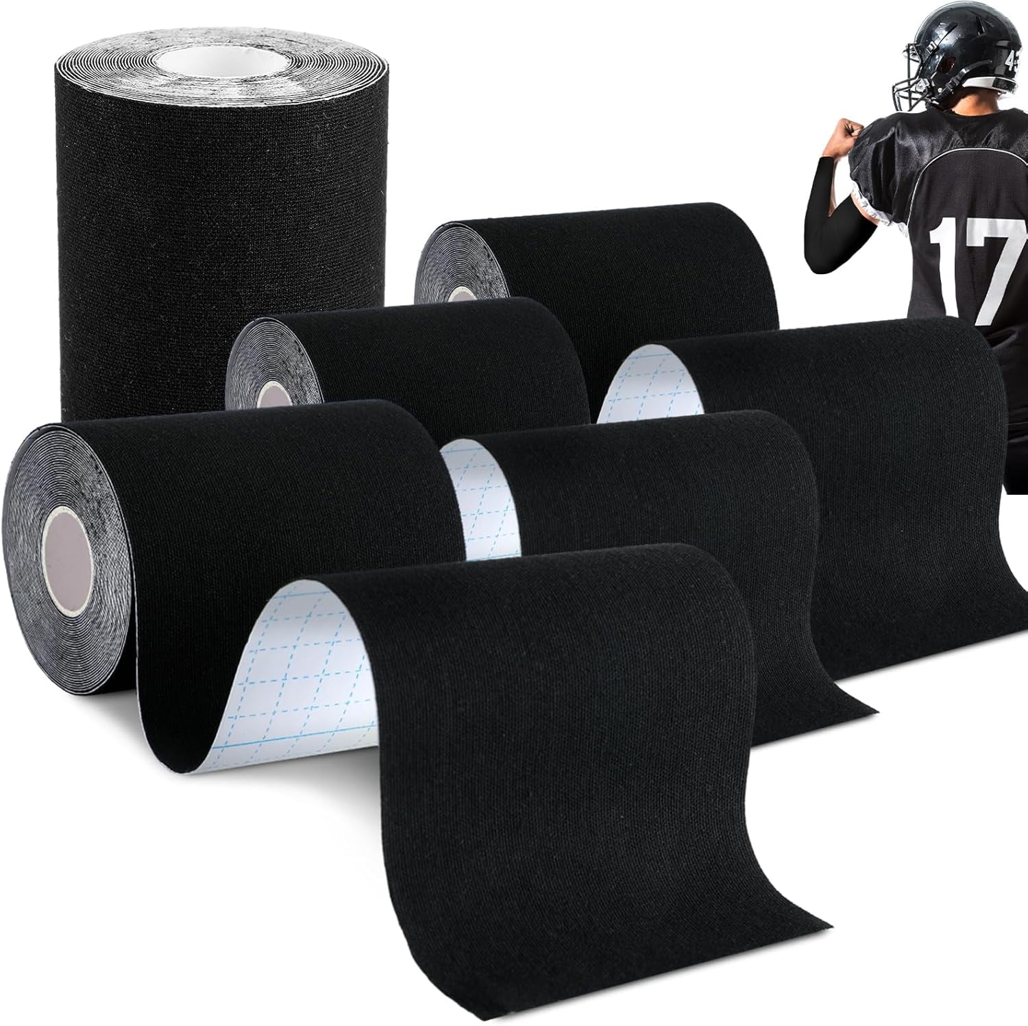 4 Pcs Football Turf Tape Sports Tape Extra Wide Athletic Turf Tape ...