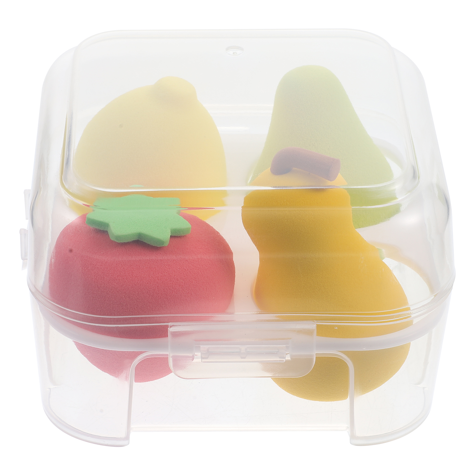 4 Pcs Four-square Fruit Beauty Egg Powder Puff Small Puffs Mint Cream ...