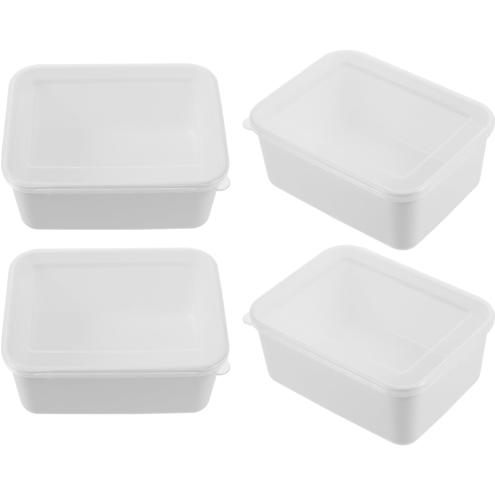 4 Pcs Fridge Refrigerator Fruit Storage Leak Proof Food Containers ...