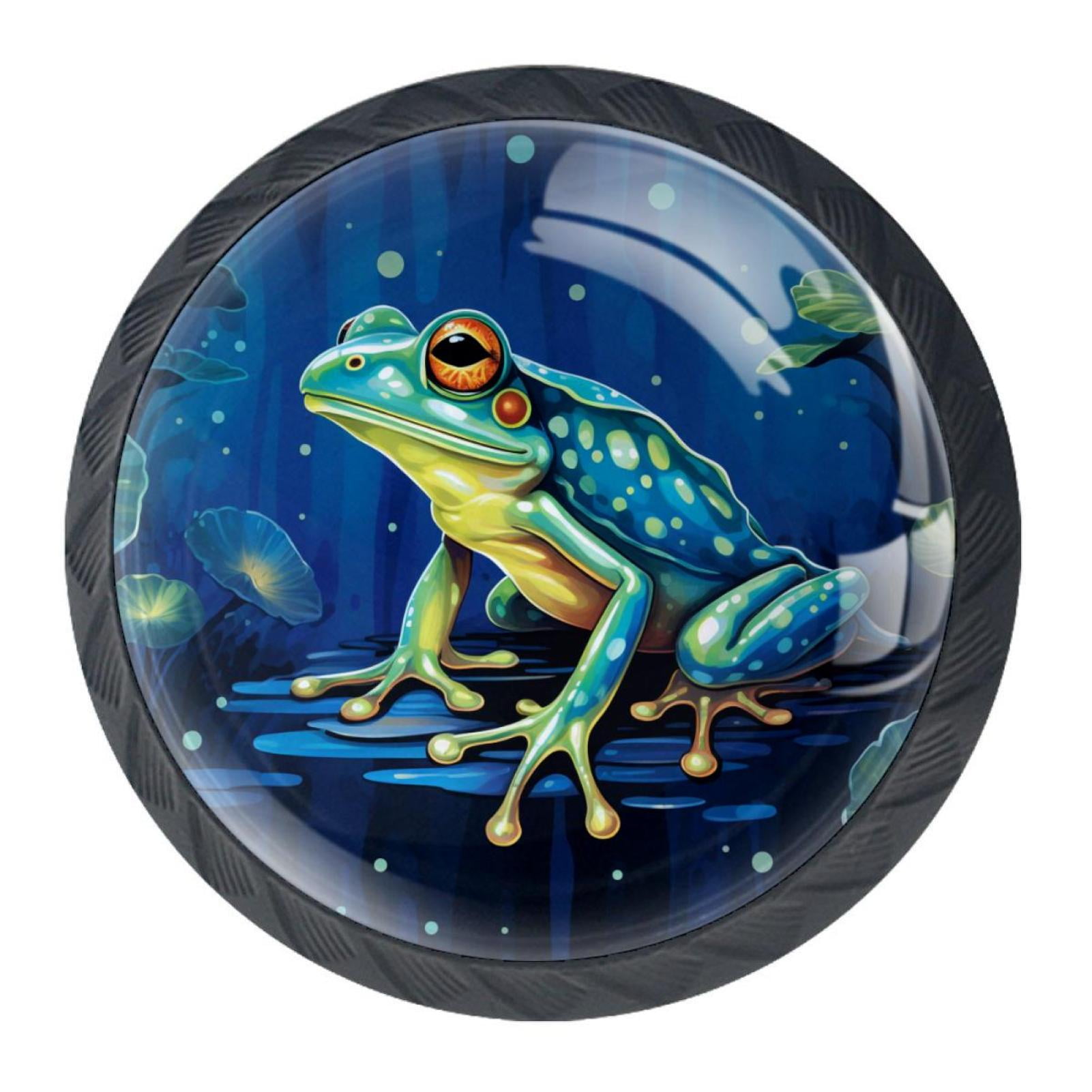 4 Pcs Frog Knobs for Kitchen Cabinet Cupboard Dresser Bookcase Drawer ...