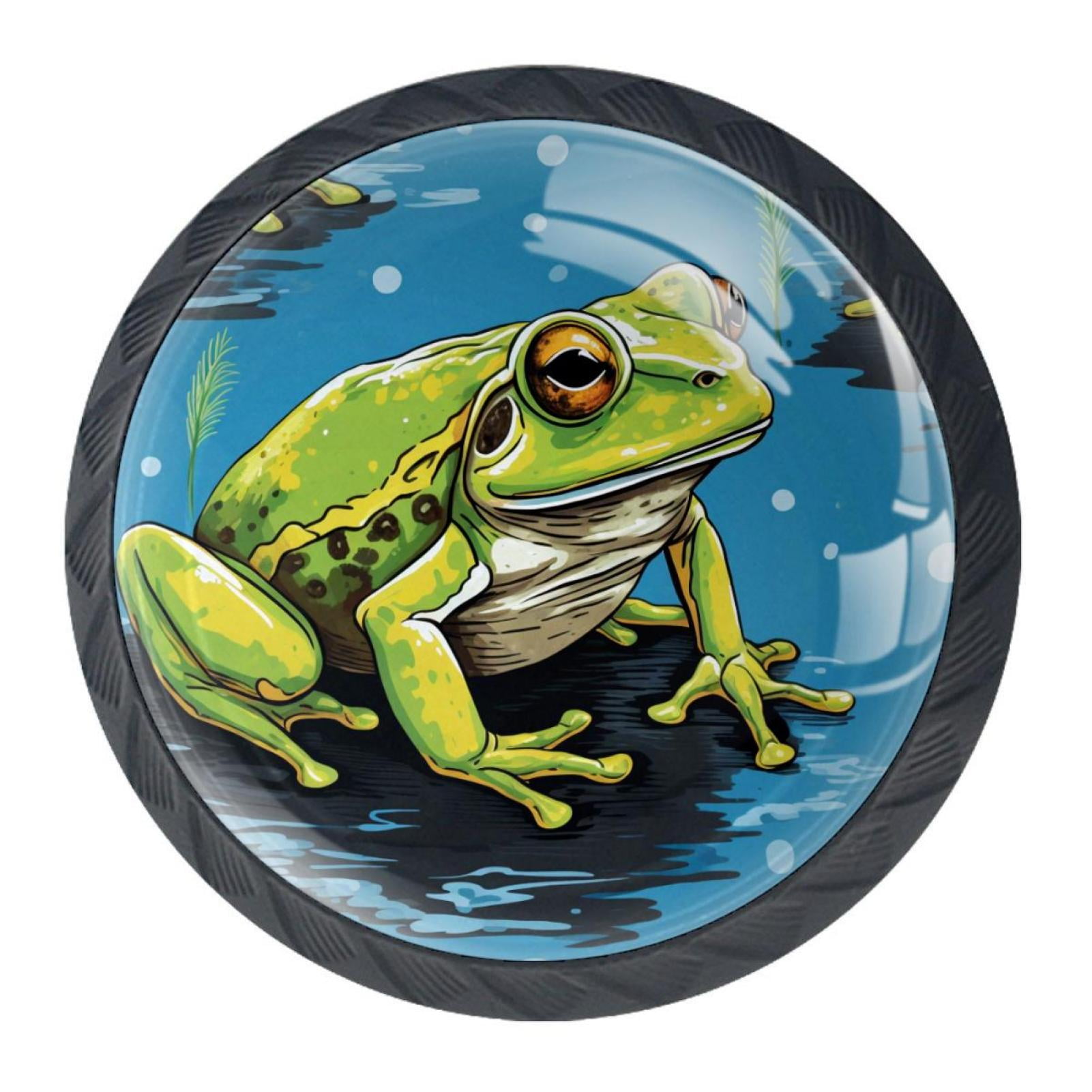 4 Pcs Frog Knobs for Kitchen Cabinet Cupboard Dresser Bookcase Drawer ...