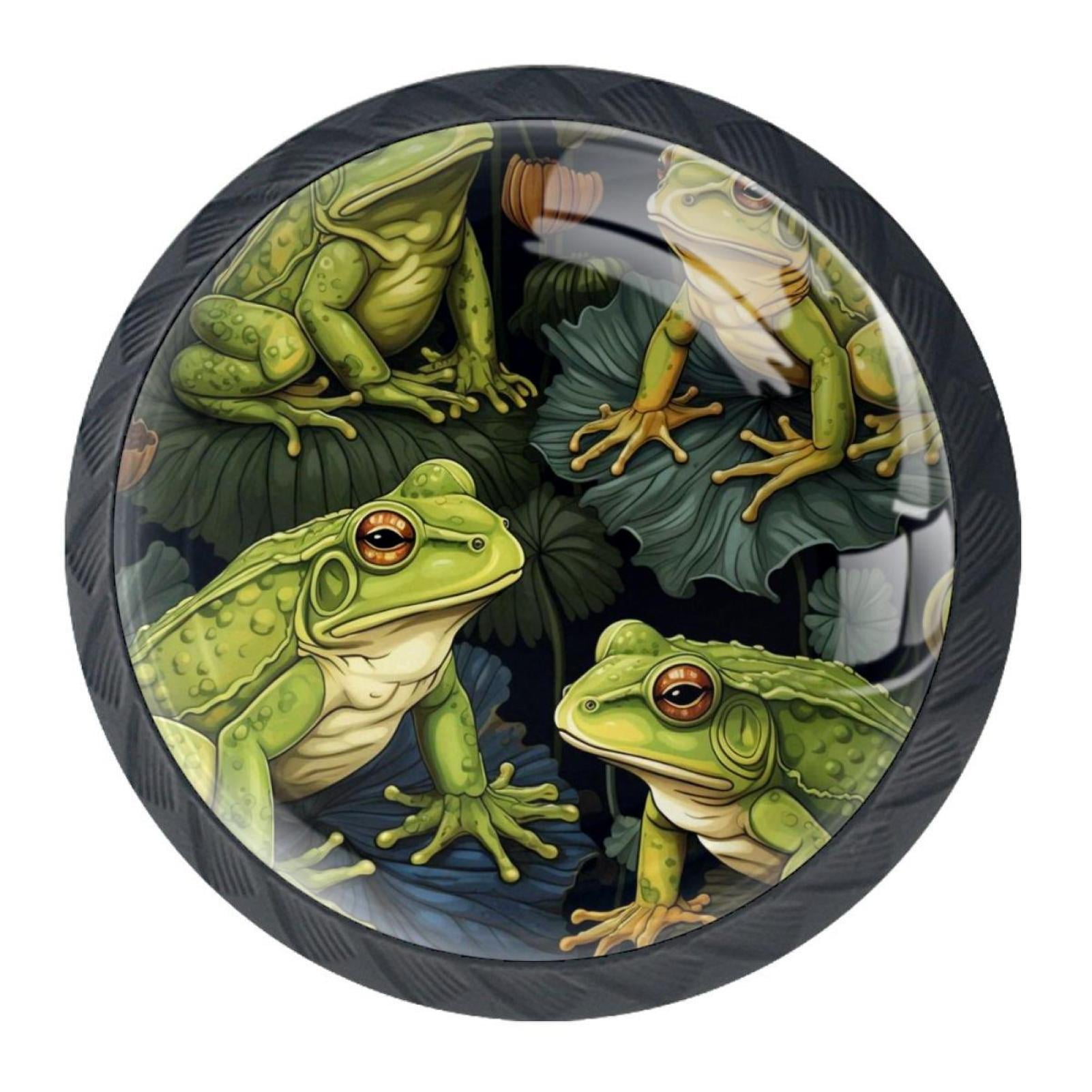 4 Pcs Frog Knobs for Kitchen Cabinet Cupboard Dresser Bookcase Drawer ...