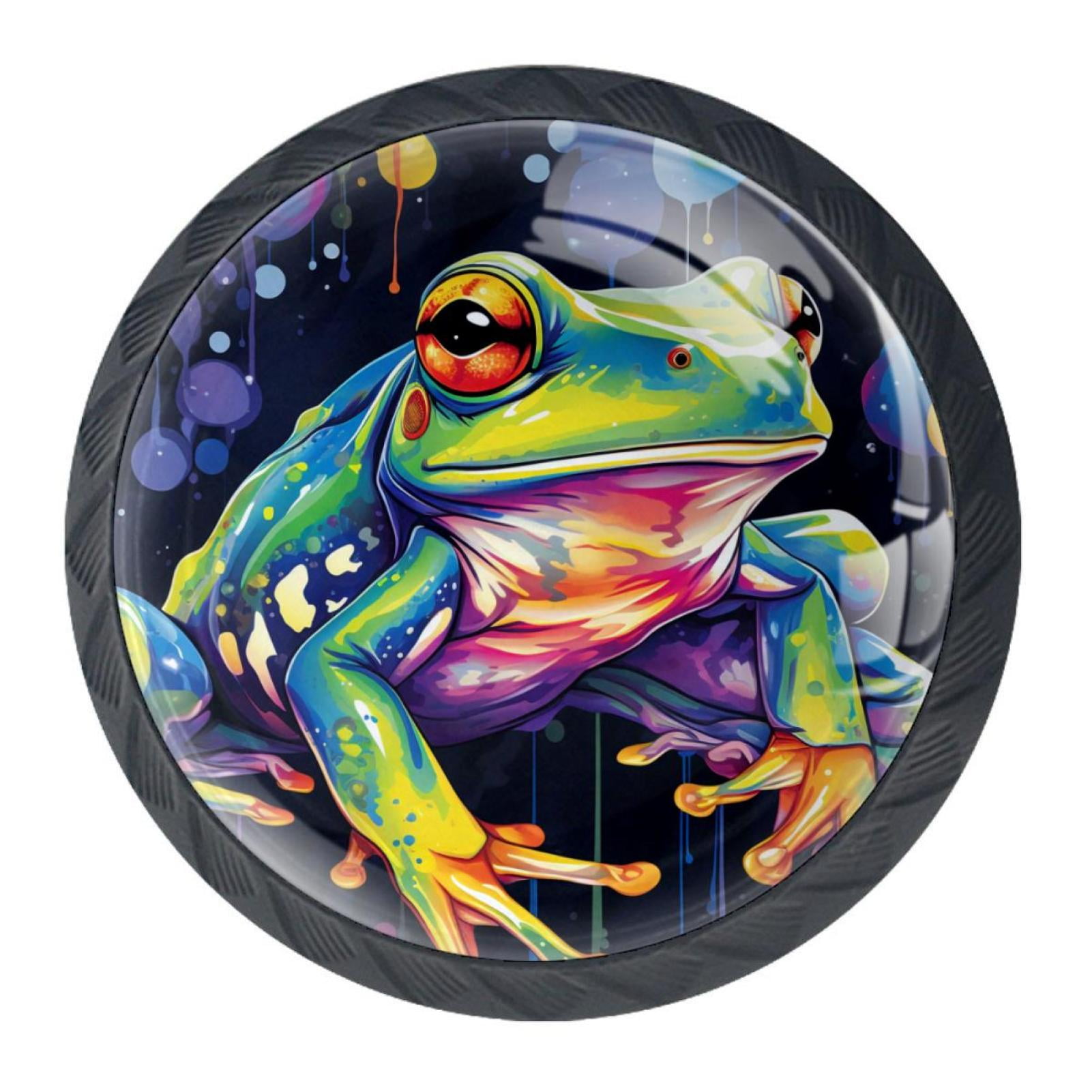 4 Pcs Frog Knobs for Kitchen Cabinet Cupboard Dresser Bookcase Drawer ...