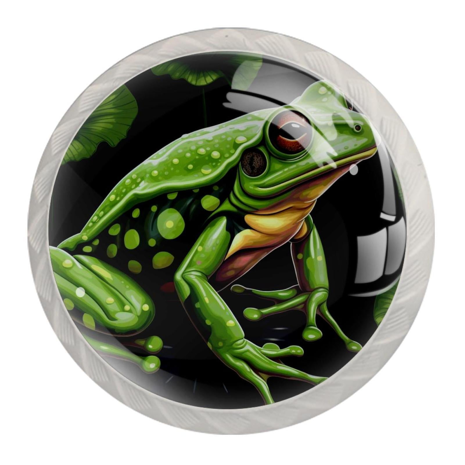 4 Pcs Frog Knobs for Kitchen Cabinet Cupboard Dresser Bookcase Drawer ...