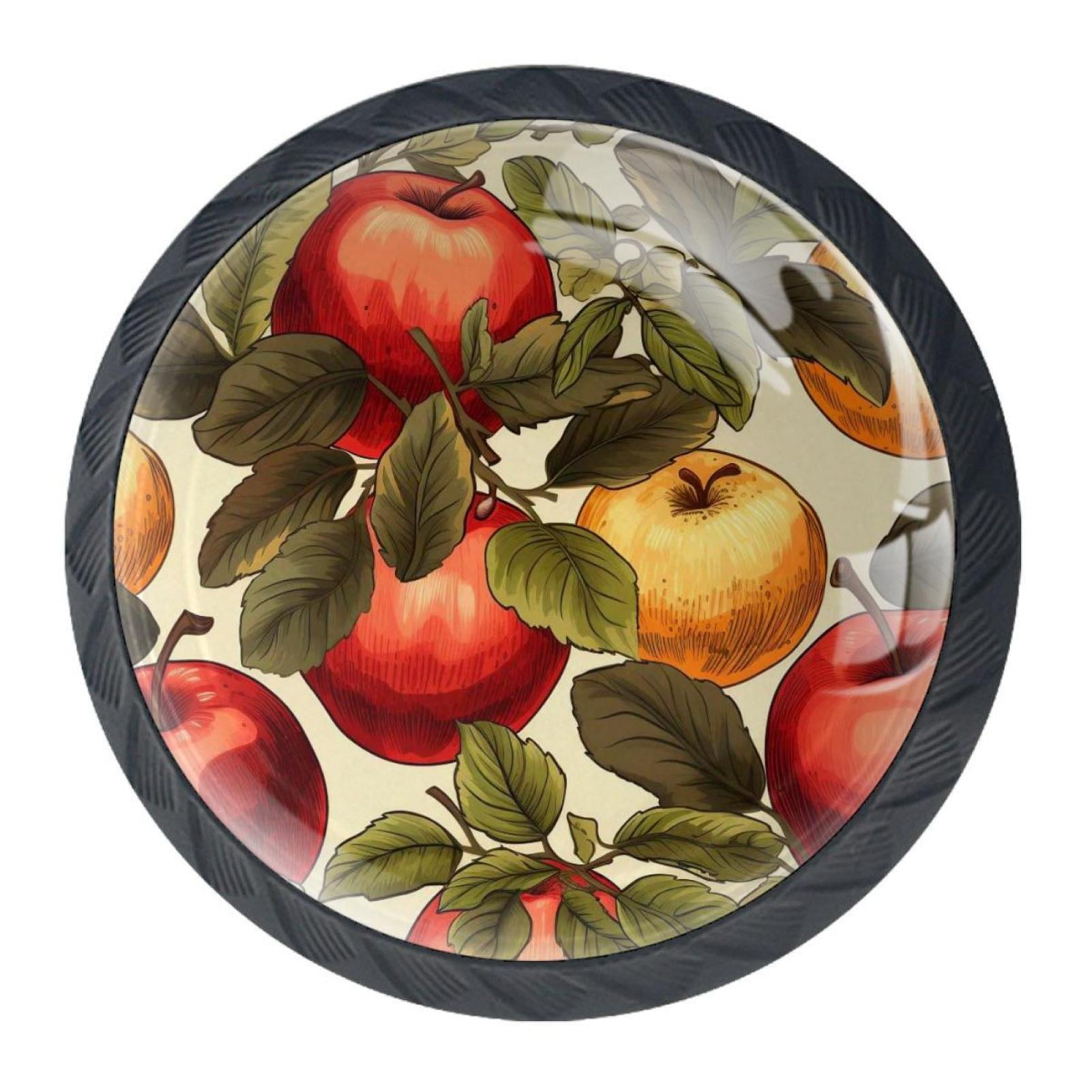 4 Pcs Fruit Knobs for Kitchen Cabinet Cupboard Dresser Bookcase Drawer ...