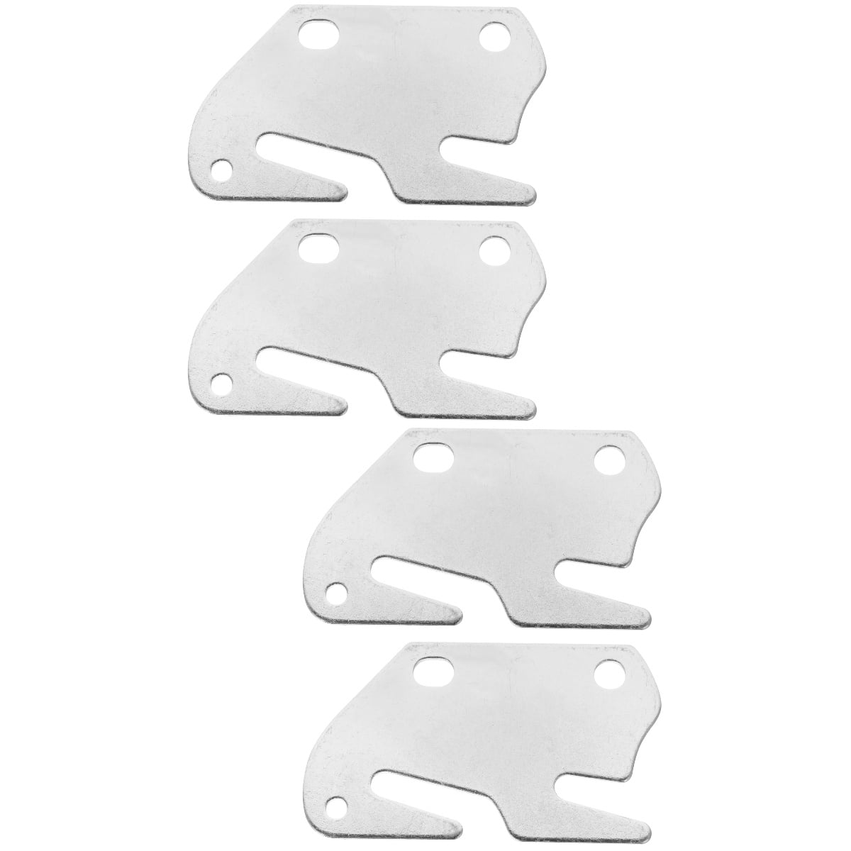 4 Pcs Furniture Connector Bed Replacement Parts Bedside Rail Bracket ...
