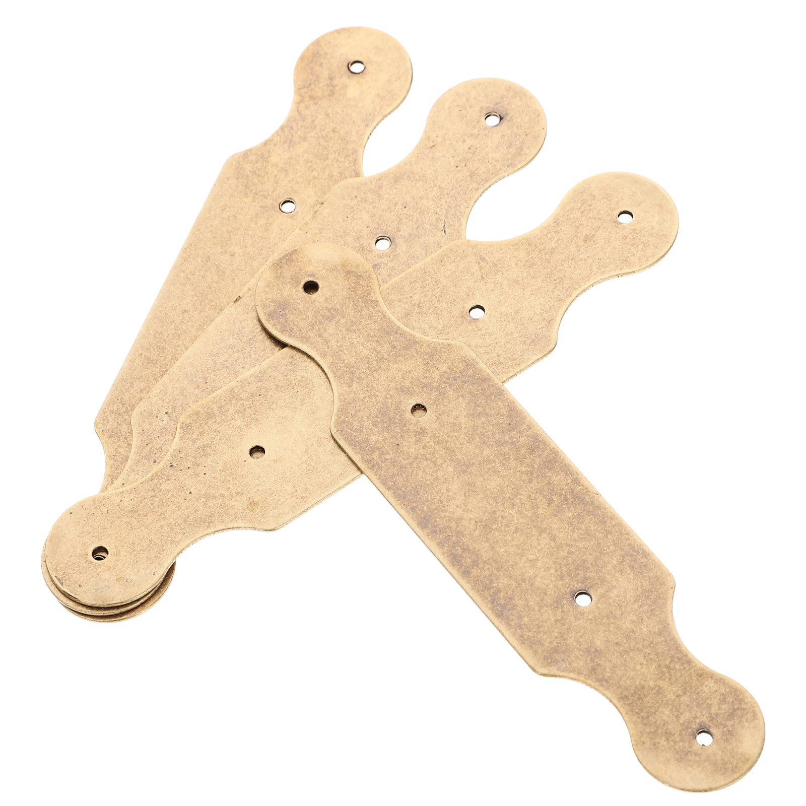 4 Pcs Furniture Copper Wrapped Angle Antique Case Corner Protectors ...