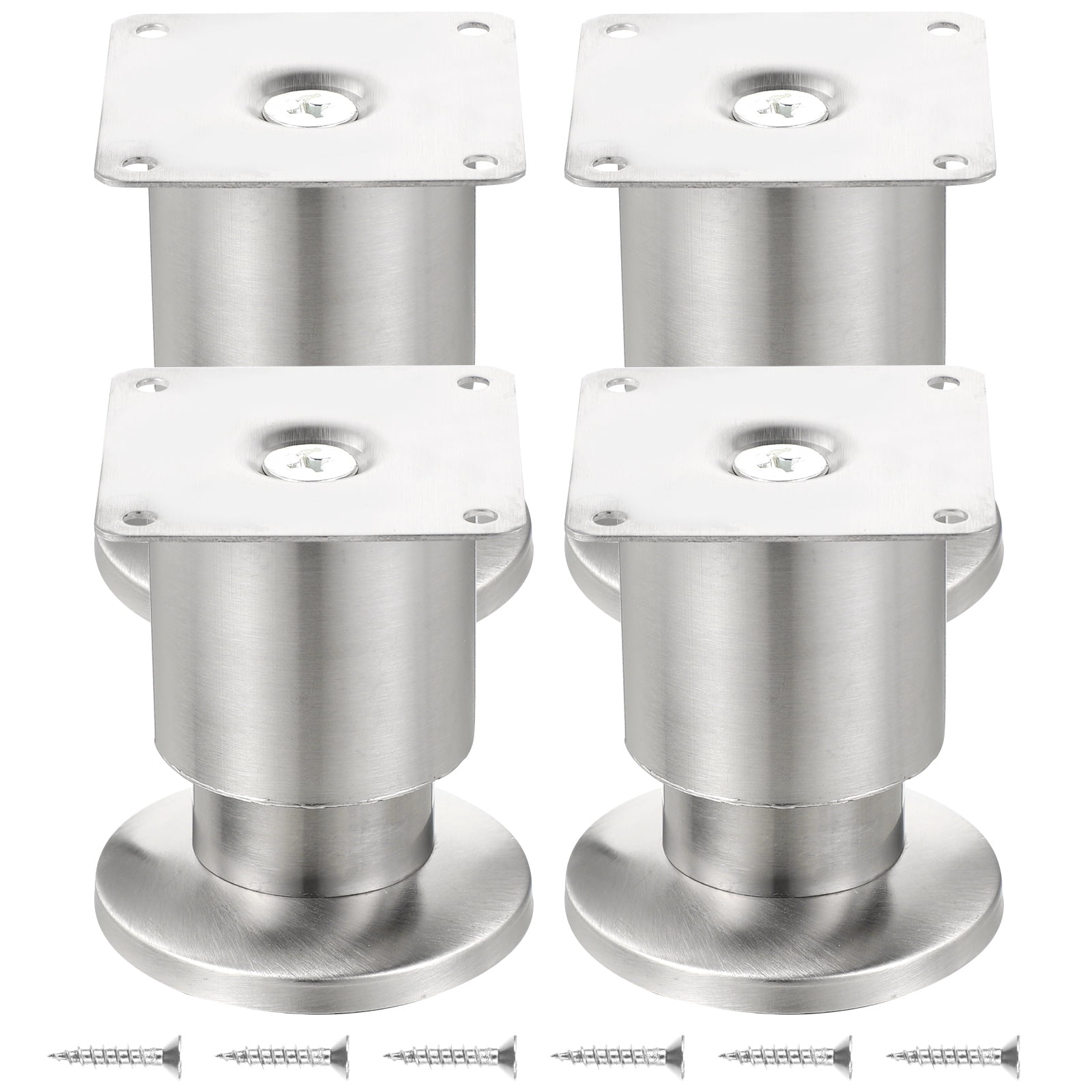 4 Pcs Furniture Heightening Mat Metal Cabinet Legs Desk Coffee Table ...