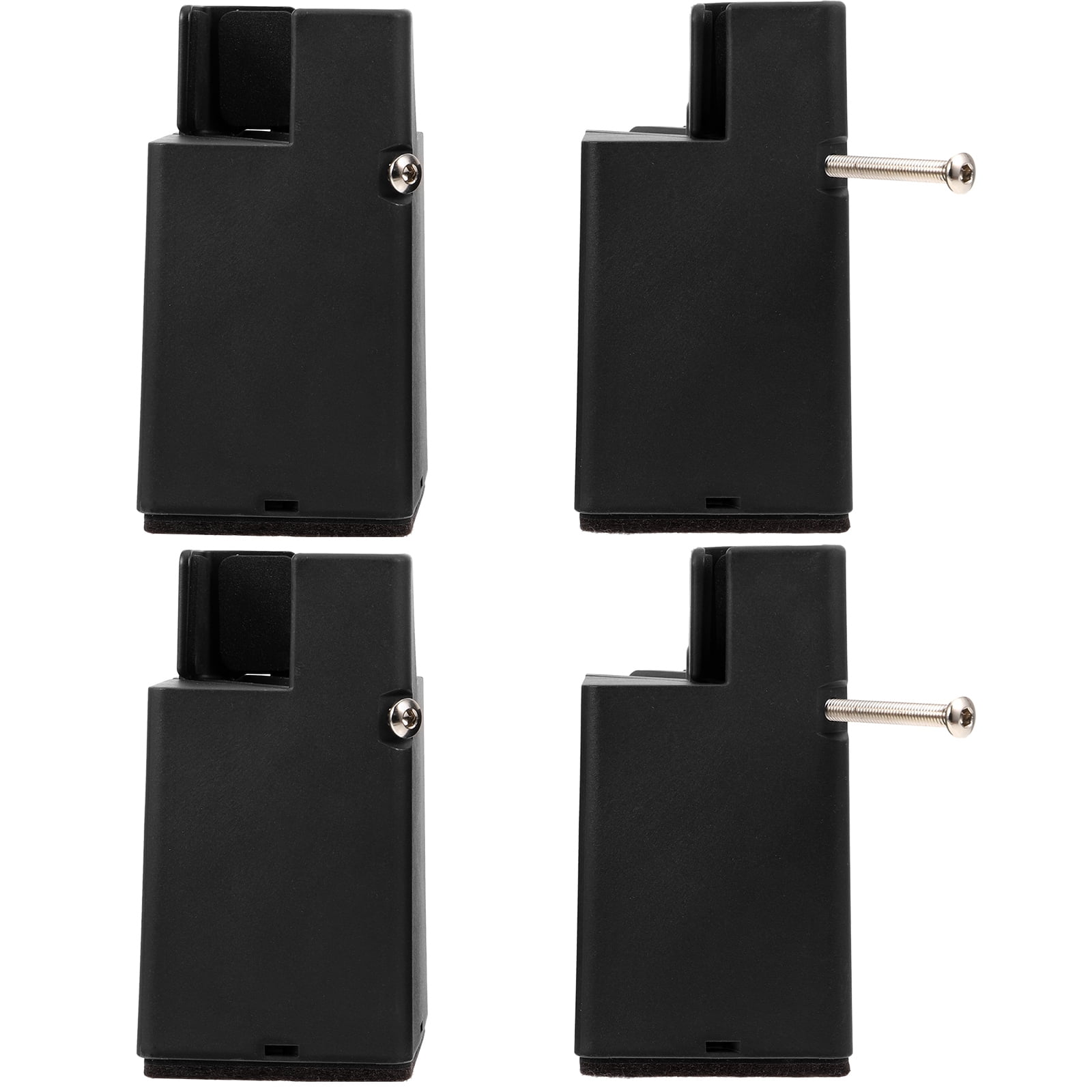 4 Pcs Furniture Heightening Pads Risers for Desk Legs Blocks Chair Bed ...