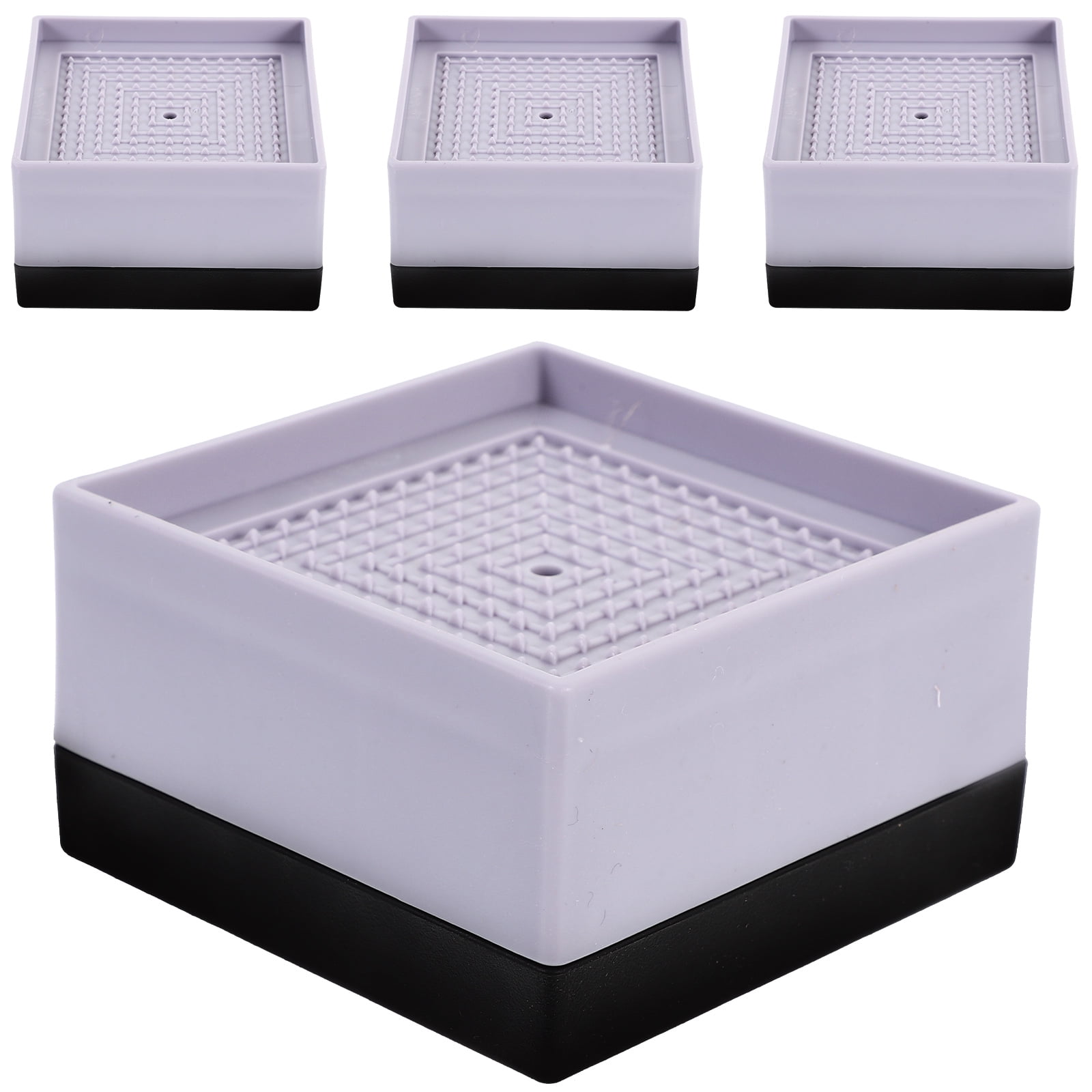 4 Pcs Furniture Mat Riser Lifter Mover Risers Bed Frame Stand Frames ...