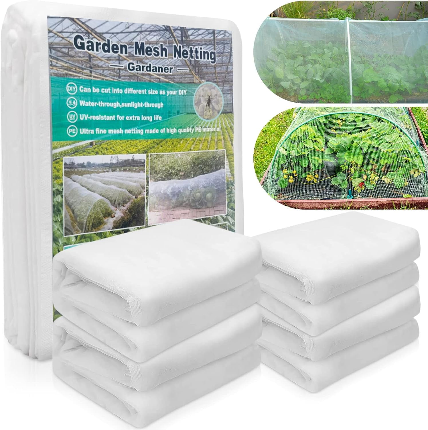 4 Pcs Garden Mesh Netting Plant Covers Garden Cover Garden Net Garden ...