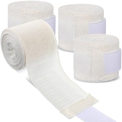 4 Pcs Gauze Boxing Hand Wraps Muay Thai Hand Wraps Boxing Wraps for Men ...