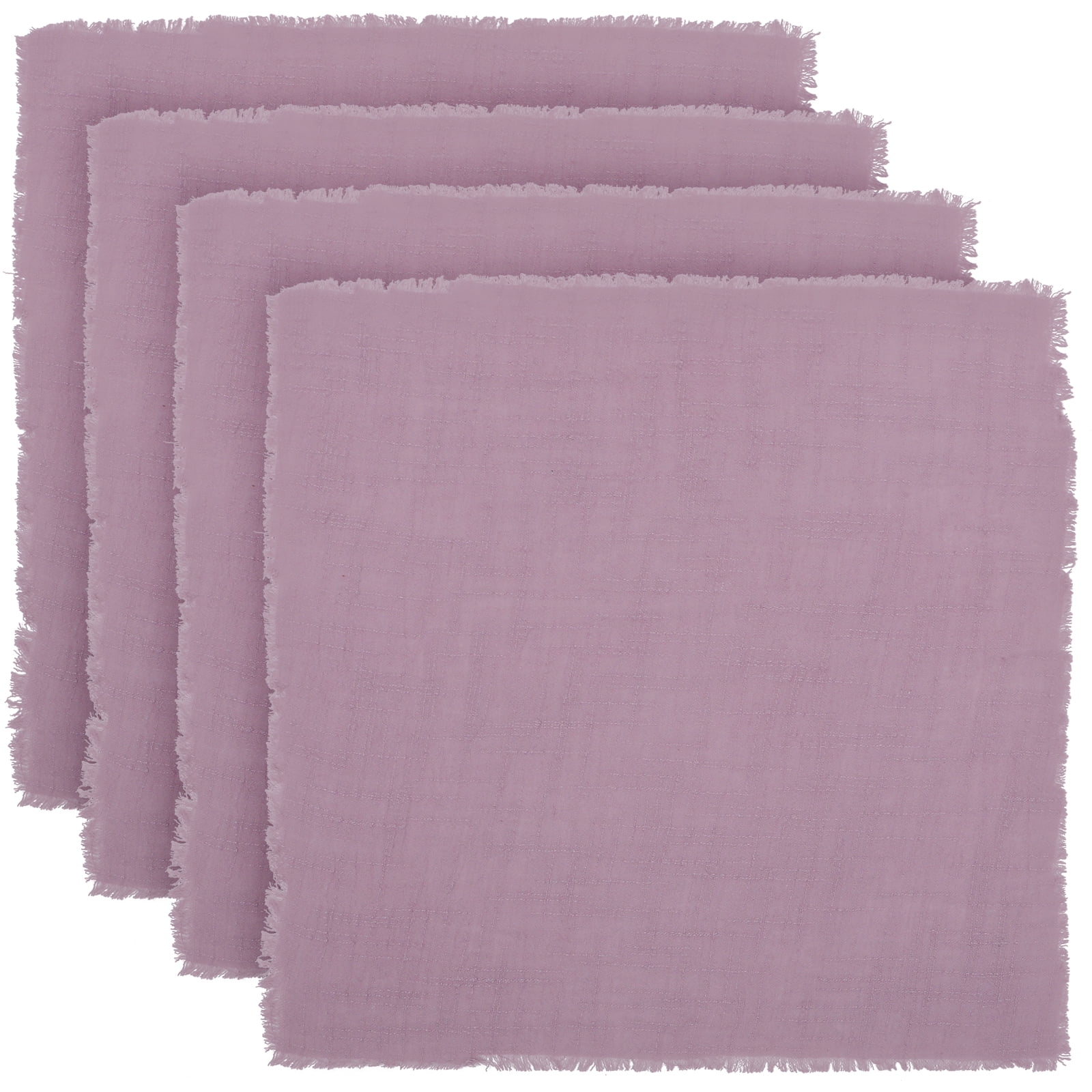 4 Pcs Gauze Napkin Mouth Table Dinner Napkins Wedding Serviette Dining ...