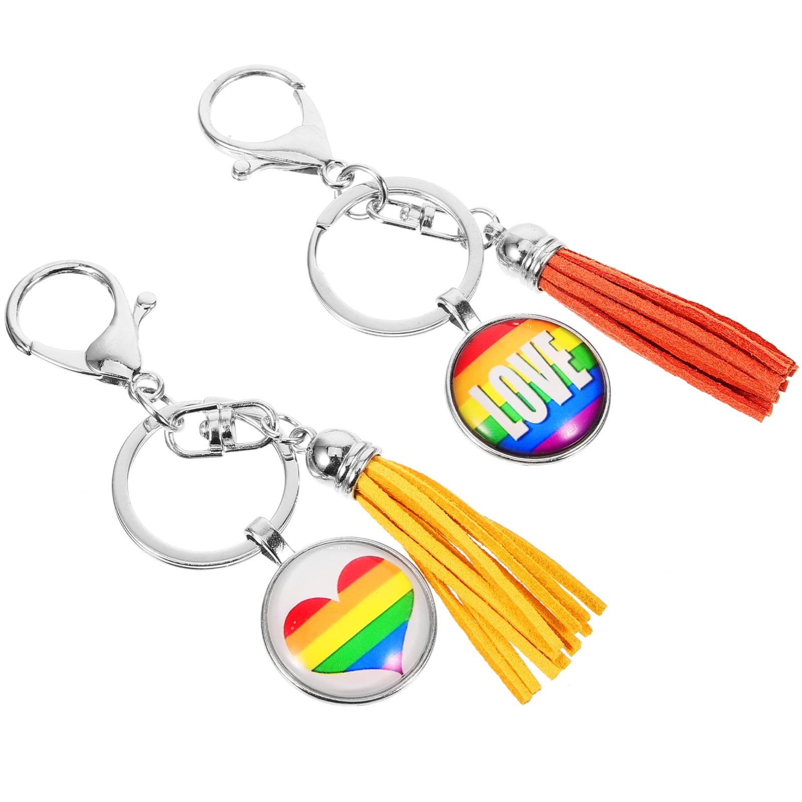 4 Pcs Gay Keychain Key Fob LGBT Keychains Keychains for Men LGBT Key ...