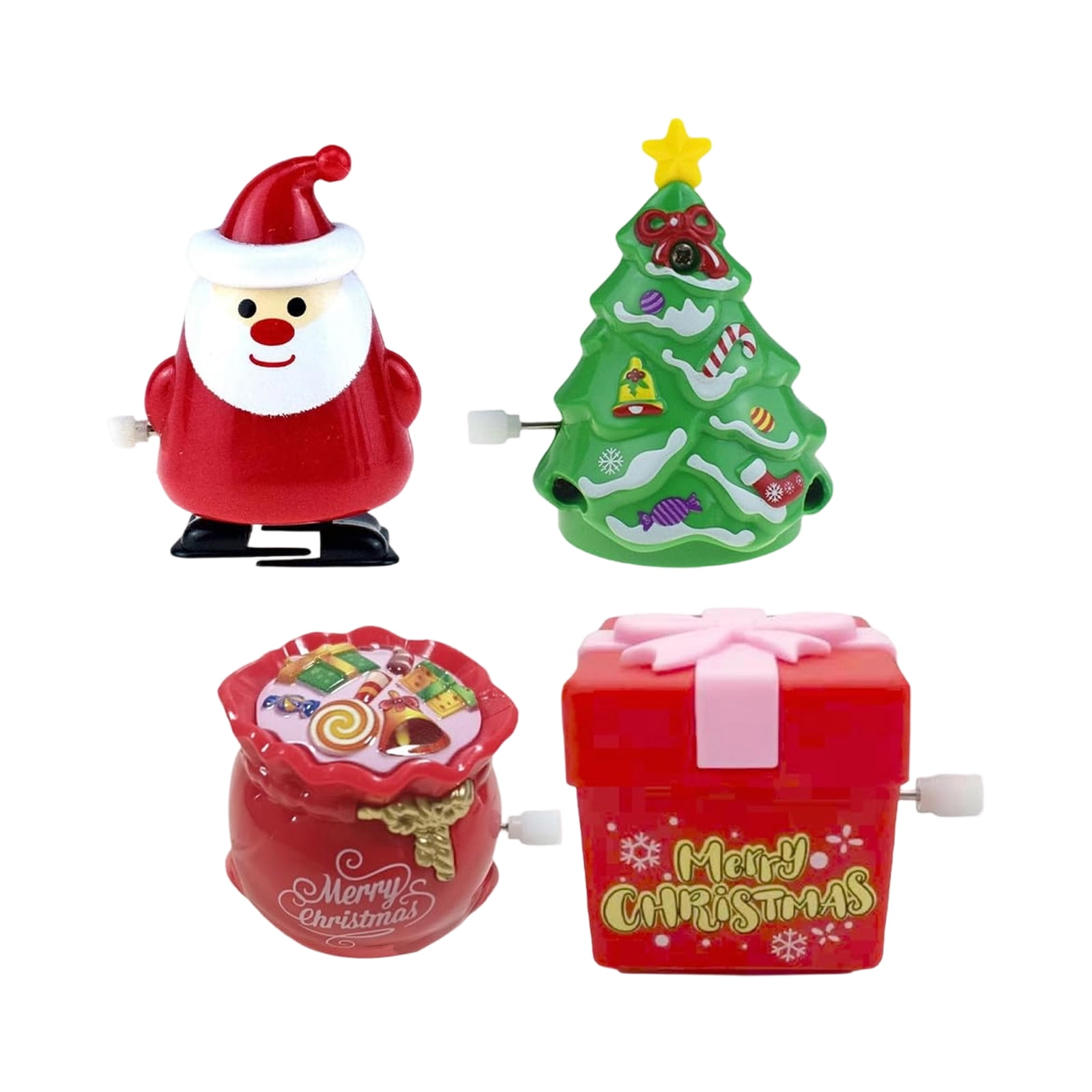 （4 Pcs）Generisch Toy Christmas, 2025 Figure Clockwork Toy, Figure ...