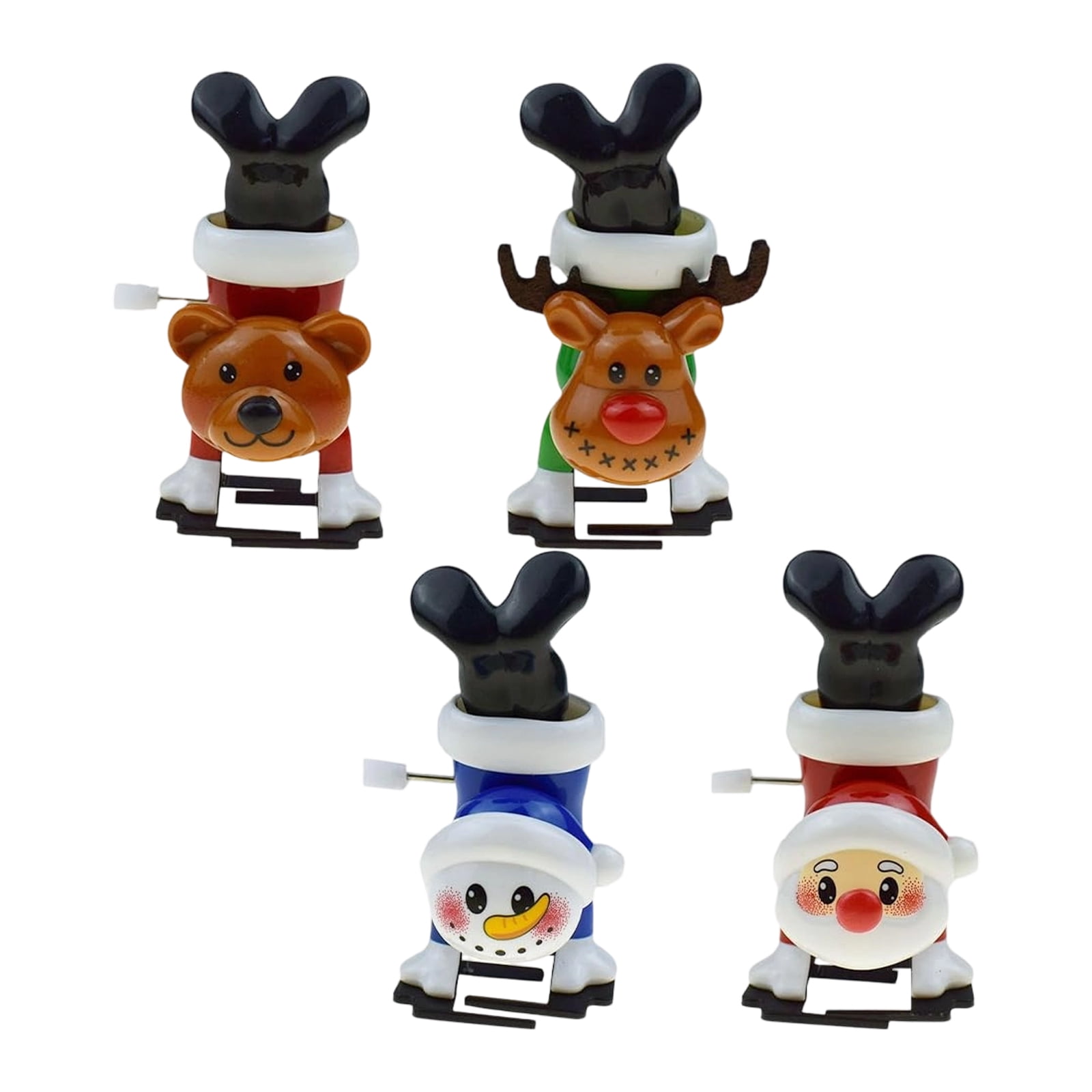 （4 Pcs）Generisch Toy Christmas, 2025 Figure Clockwork Toy, Figure ...