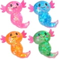4 Pcs Giant Glitter Axolotl Squishy - 3.7 inch Axolotl Squishy Sugar ...