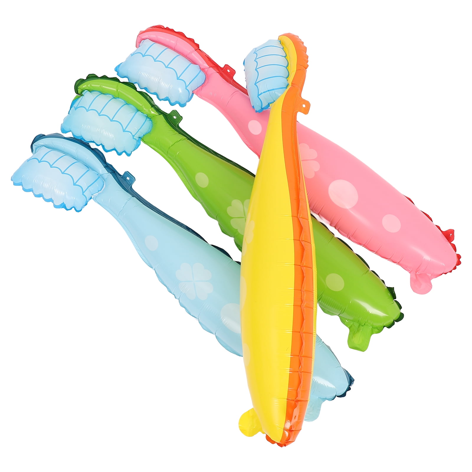 4 Pcs Giant Toothbrush Prop Camper Water Pump Large Balloon Party ...