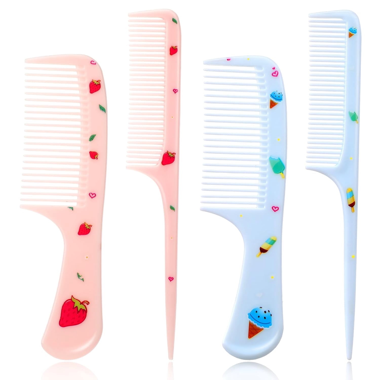 4 Pcs Girls Boys Hair Brush Kids Hairs Brushes Set Fashion Kids Hair ...