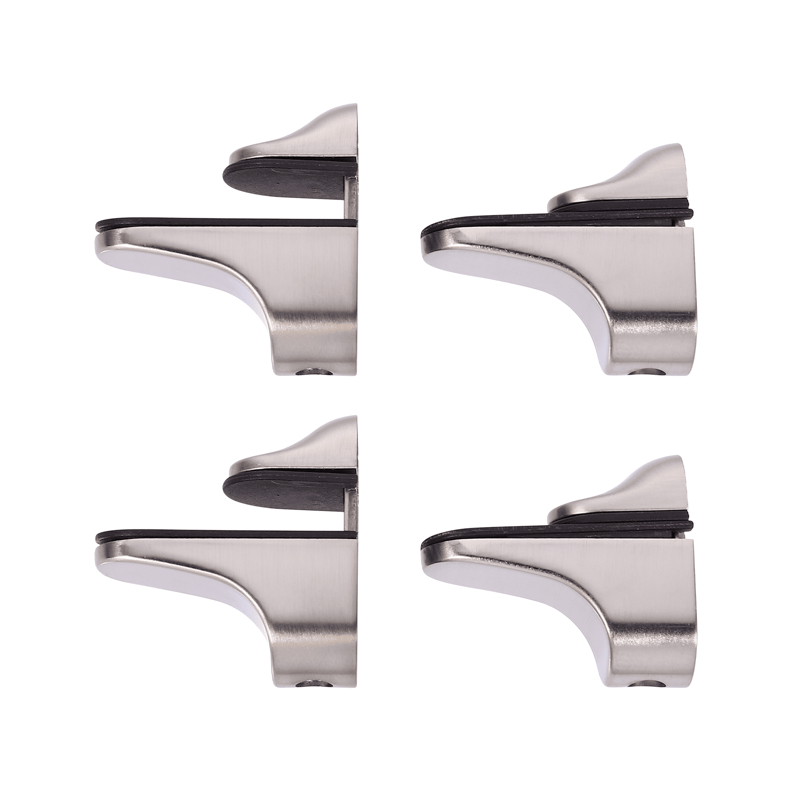 4 Pcs Glass Clip Glass Bracket Display Cabinet Bracket Shelf Corner ...