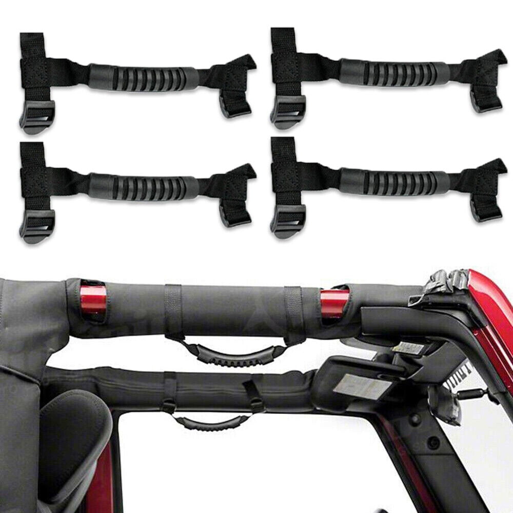 4 Pcs Grab Handles Grip Handle For Jeep Wrangler YJ TJ JK 1987-2023 ...