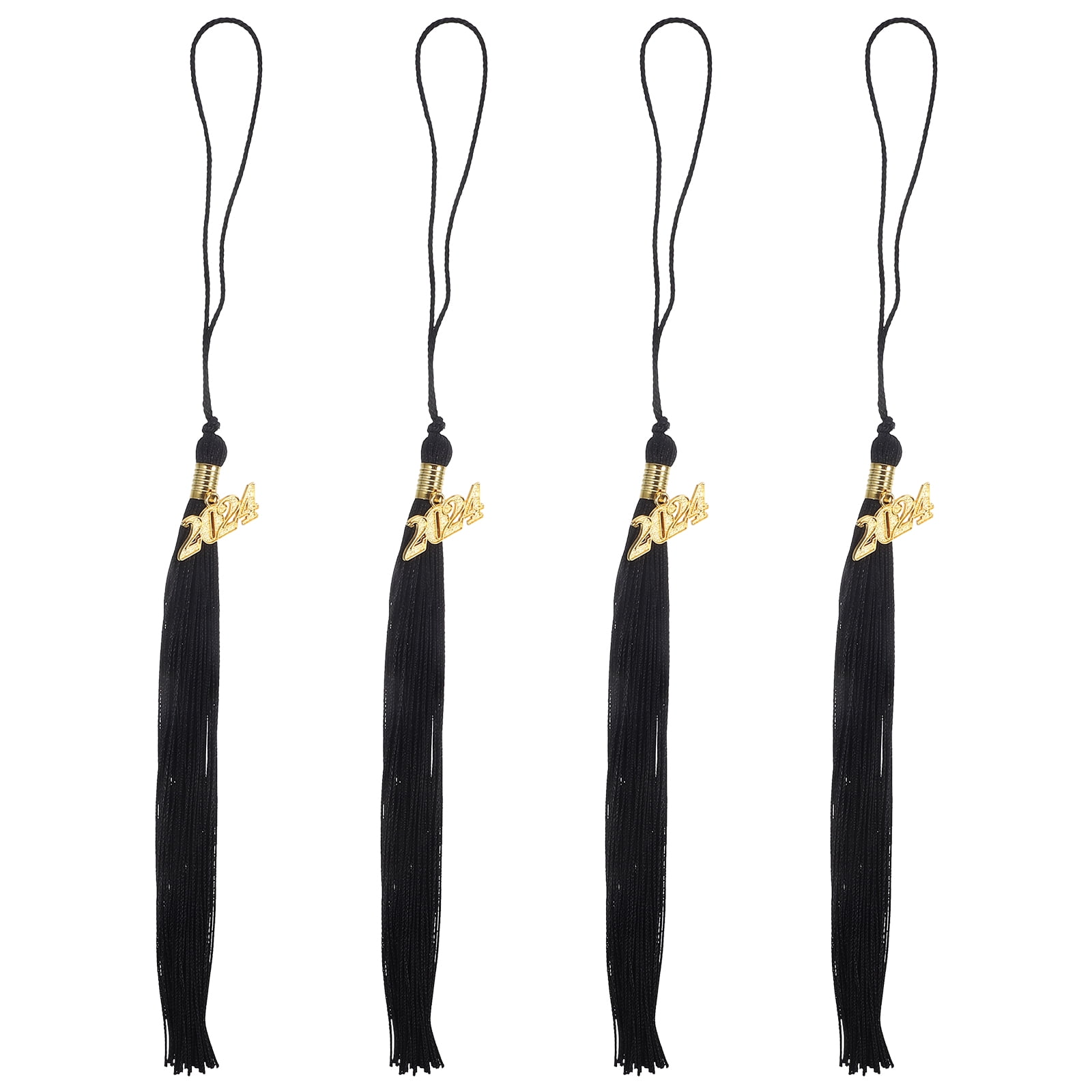 Worgeous 2024 Graduation Cap Decoration, 4pcs Graduaiton Cap Tassels ...