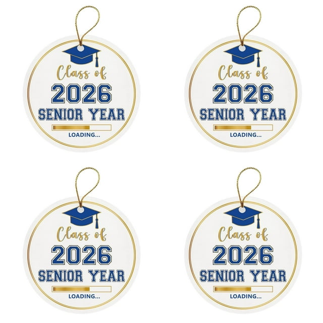 4 Pcs Graduation Ornaments 2026 - Graduation Christmas Ornament - Class ...